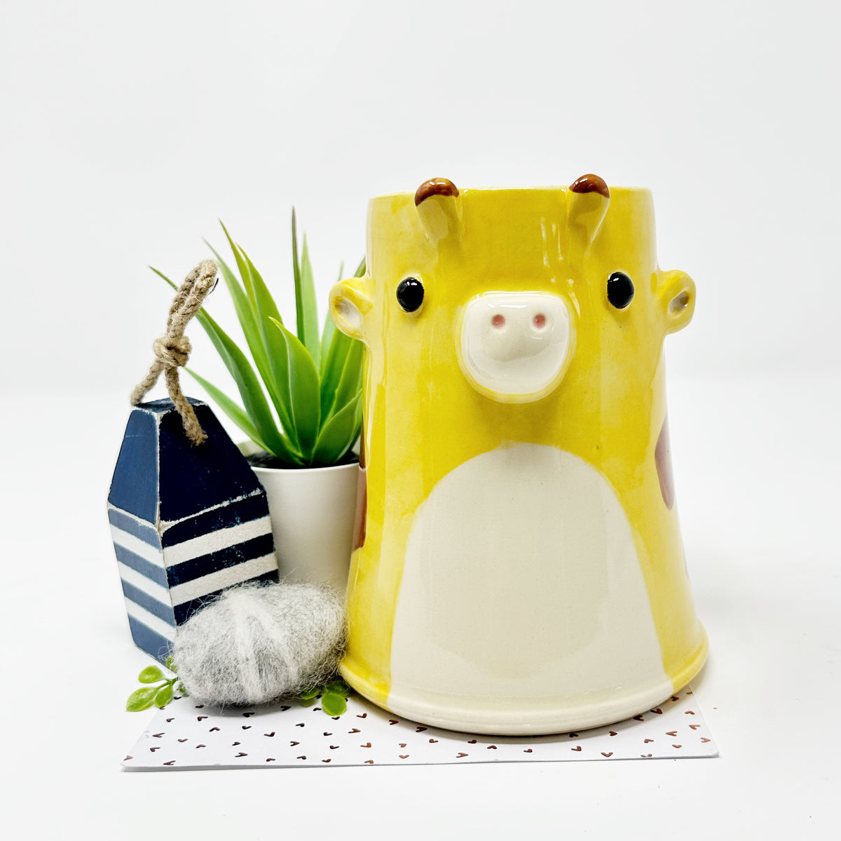 Safari Animal Mugs | Handmade Pottery by Salty Sea Dog Designs