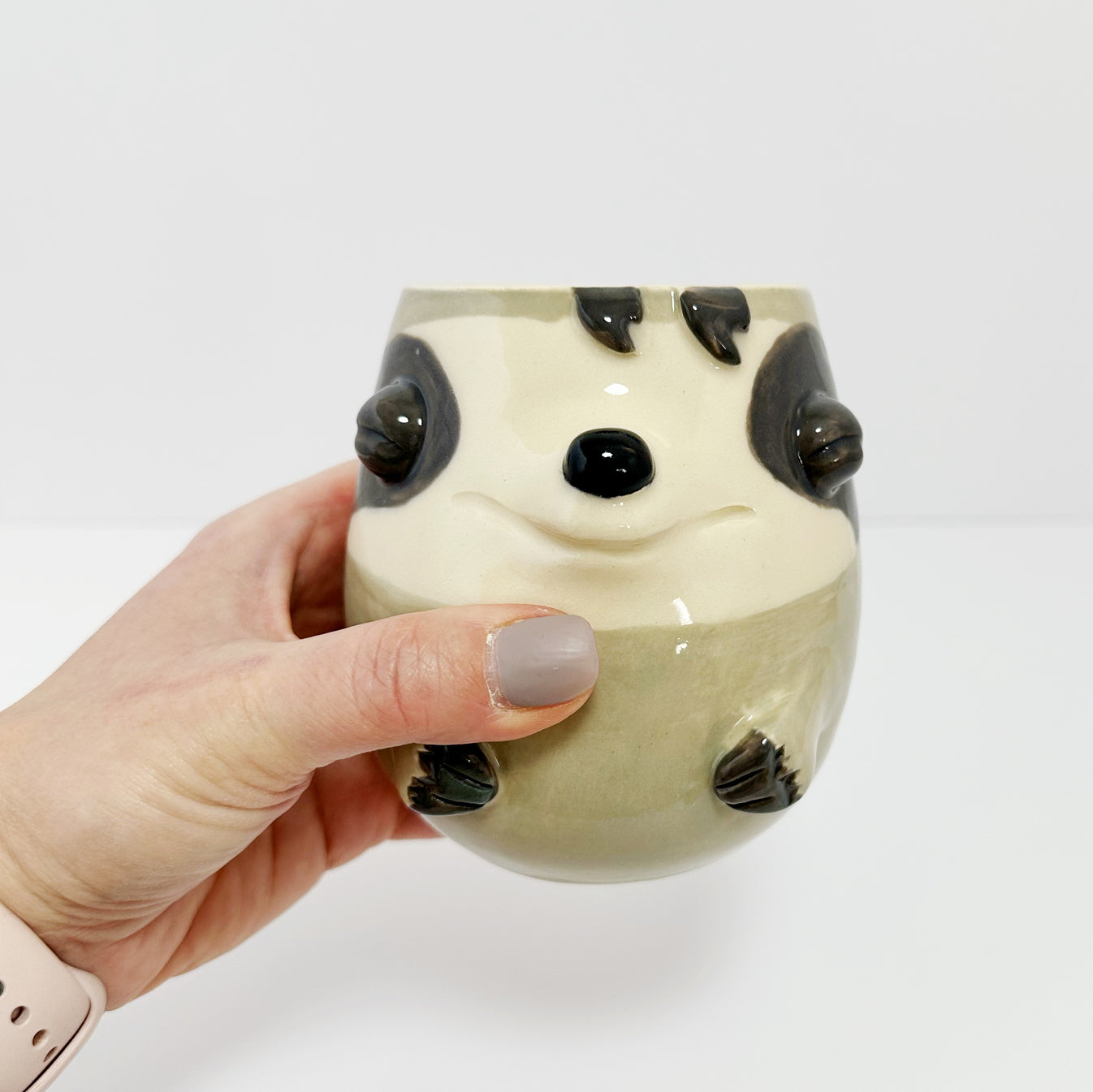 Sloth Mug | Handmade Pottery by Salty Sea Dog Designs